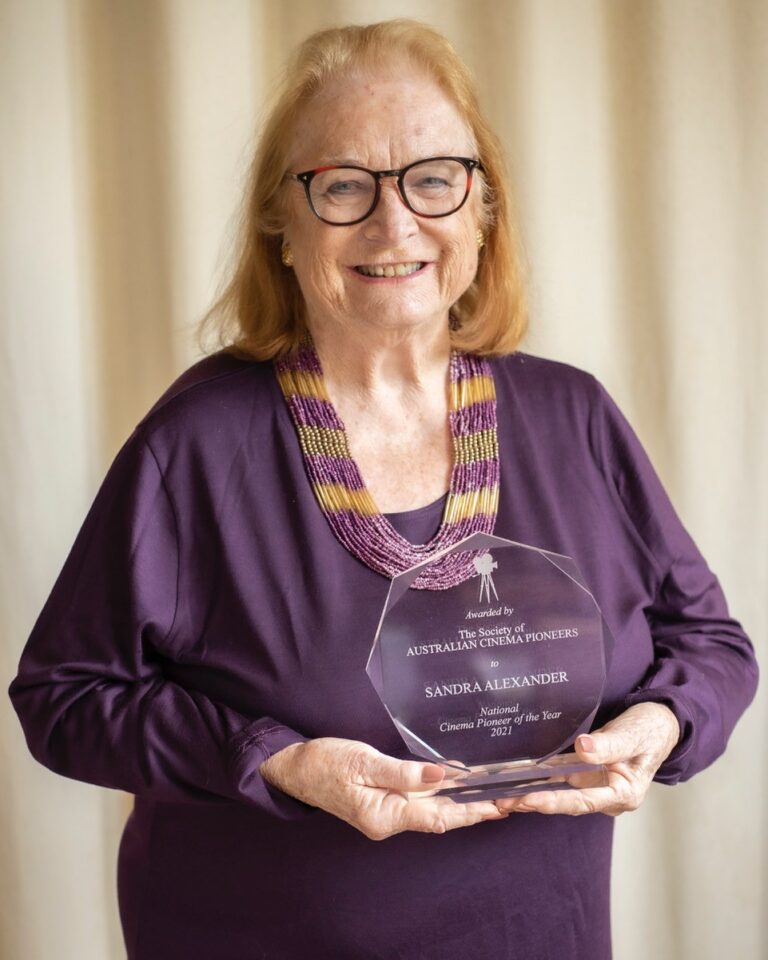 2021 – Sandra Alexander – The Society of Australian Cinema Pioneers